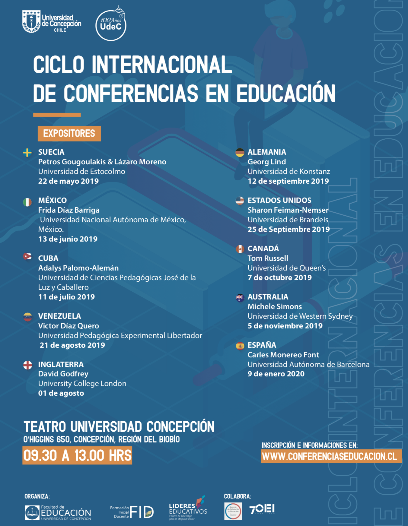 Ciclo Internacional de Conferencias en Educación | Agenda UdeC